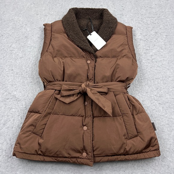 Varley | Jackets & Coats | Varley Lanville Vest Womens Medium Brown ...
